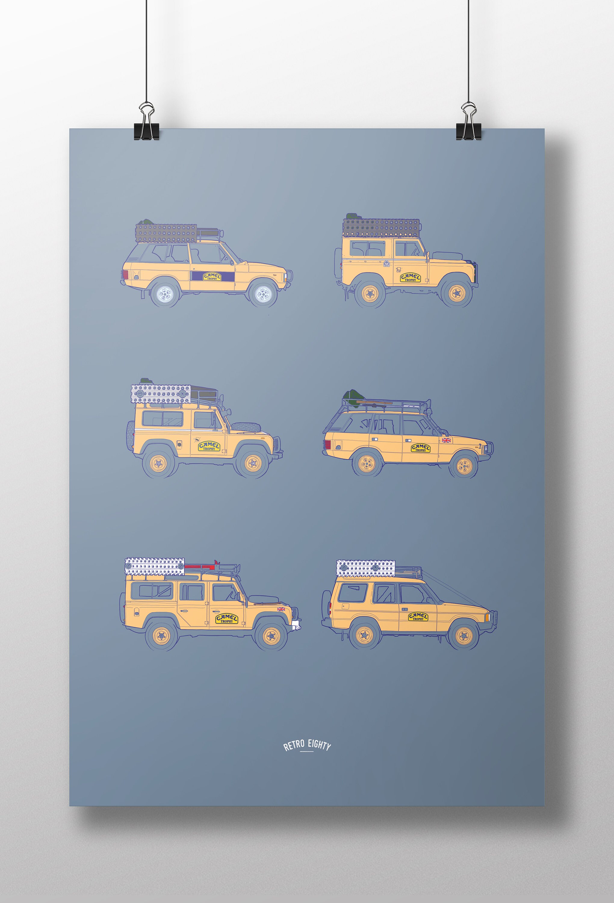 Camel Trophy Print 'camel Collection' - Etsy