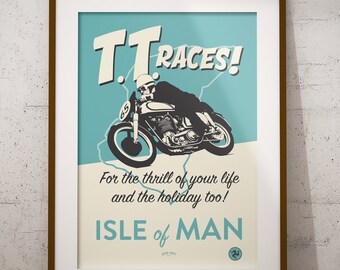 Isle of Man Tt Poster - Etsy