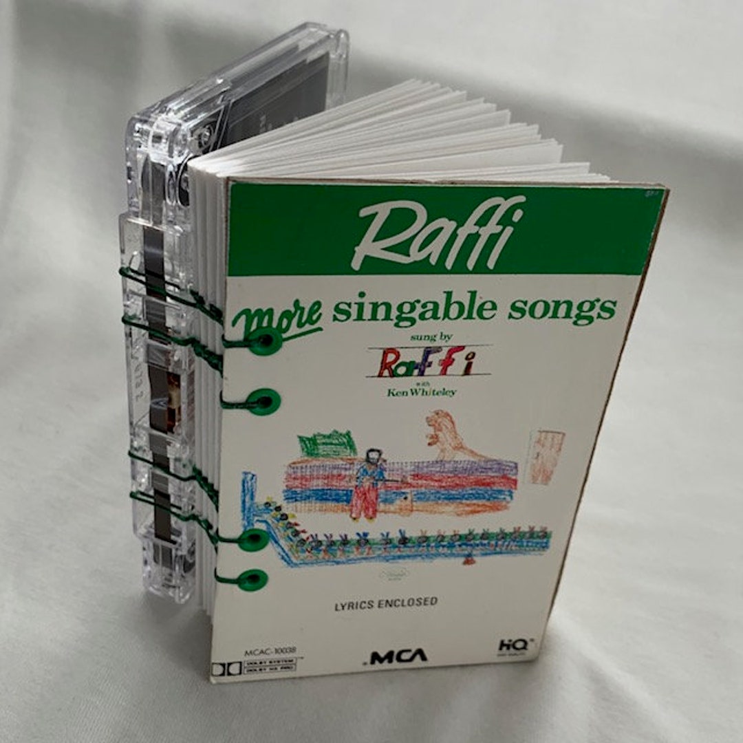 Raffi More Singable Songs Cassette Hand-bound Blank Book - Journal - Etsy