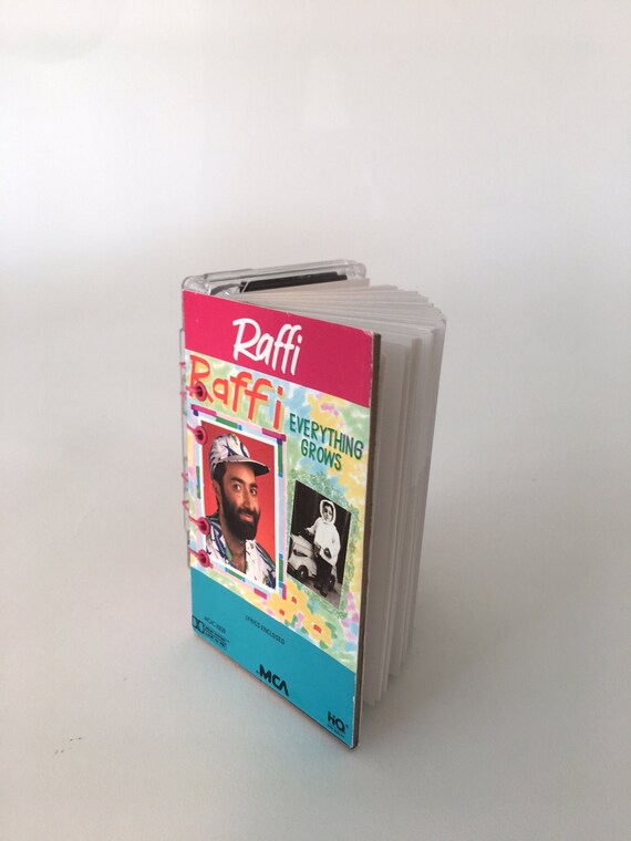Raffi Everything Grows Cassette Hand-bound Blank Book | Etsy