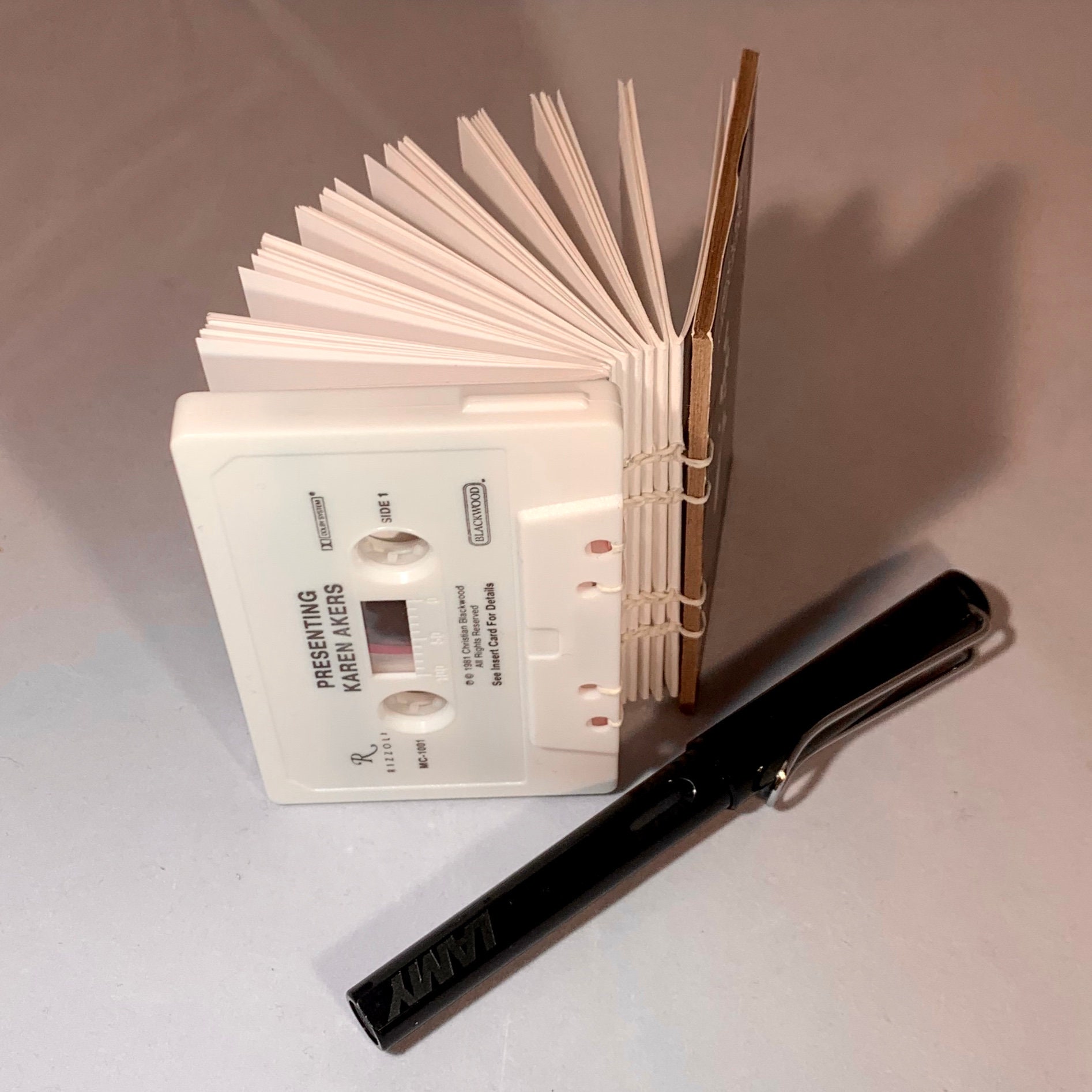 Presenting Karen Akers Cassette Hand-bound Blank Book - Etsy