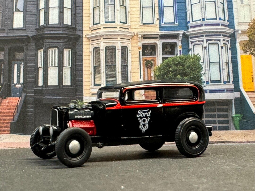 1-64 Scale / S-scale 1932 Ford Tudor Sedan Great for Dioramas & Diecast ...