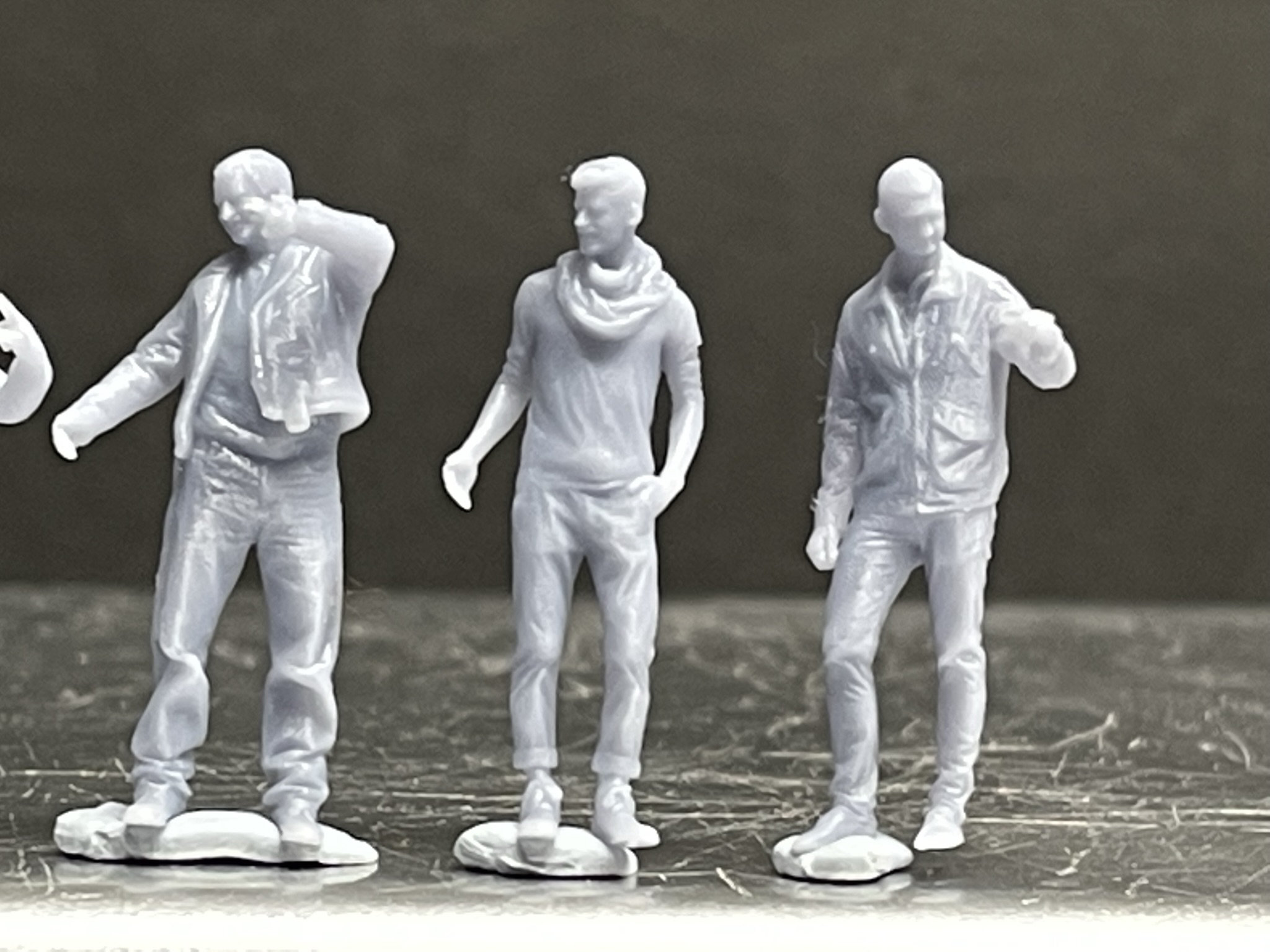 1:64 Miniature Human Figures Resin / Unpainted Great for | Etsy