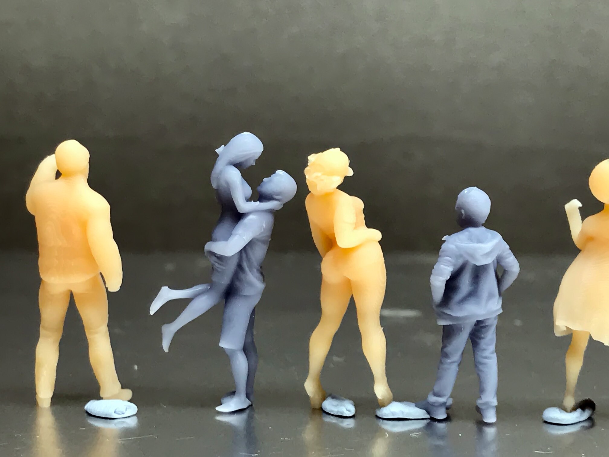 1:64 Scale Miniature People Resin / Unpainted Great for - Etsy