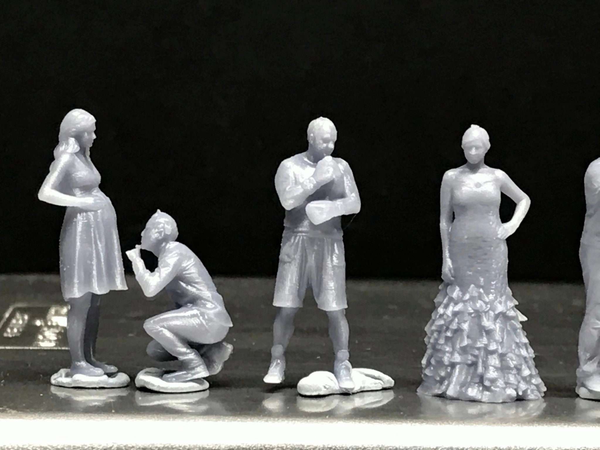 1:64 Scale Miniature People Resin / Unpainted Great for - Etsy