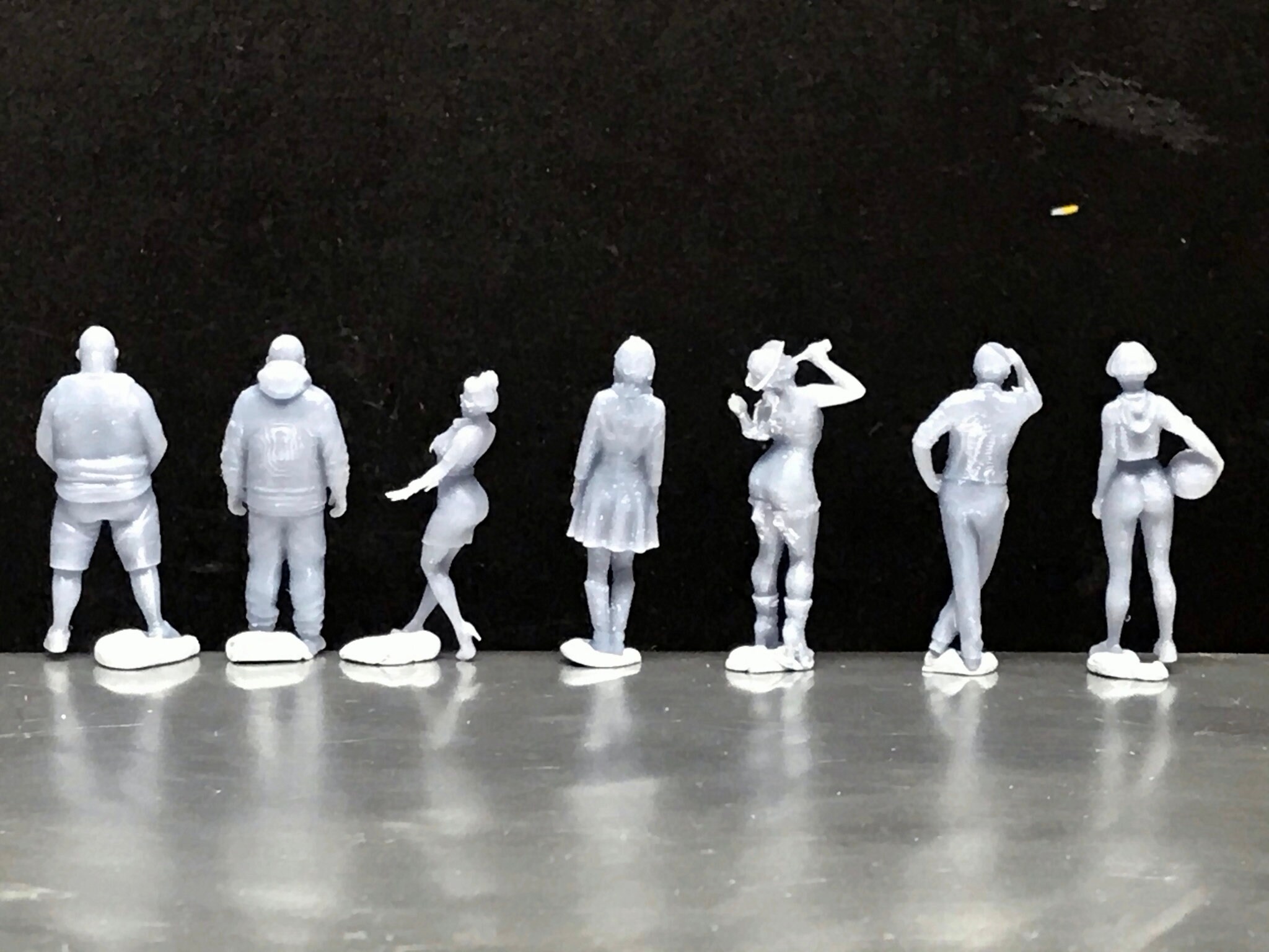 1:64 Scale Miniature People Resin / Unpainted Great for - Etsy