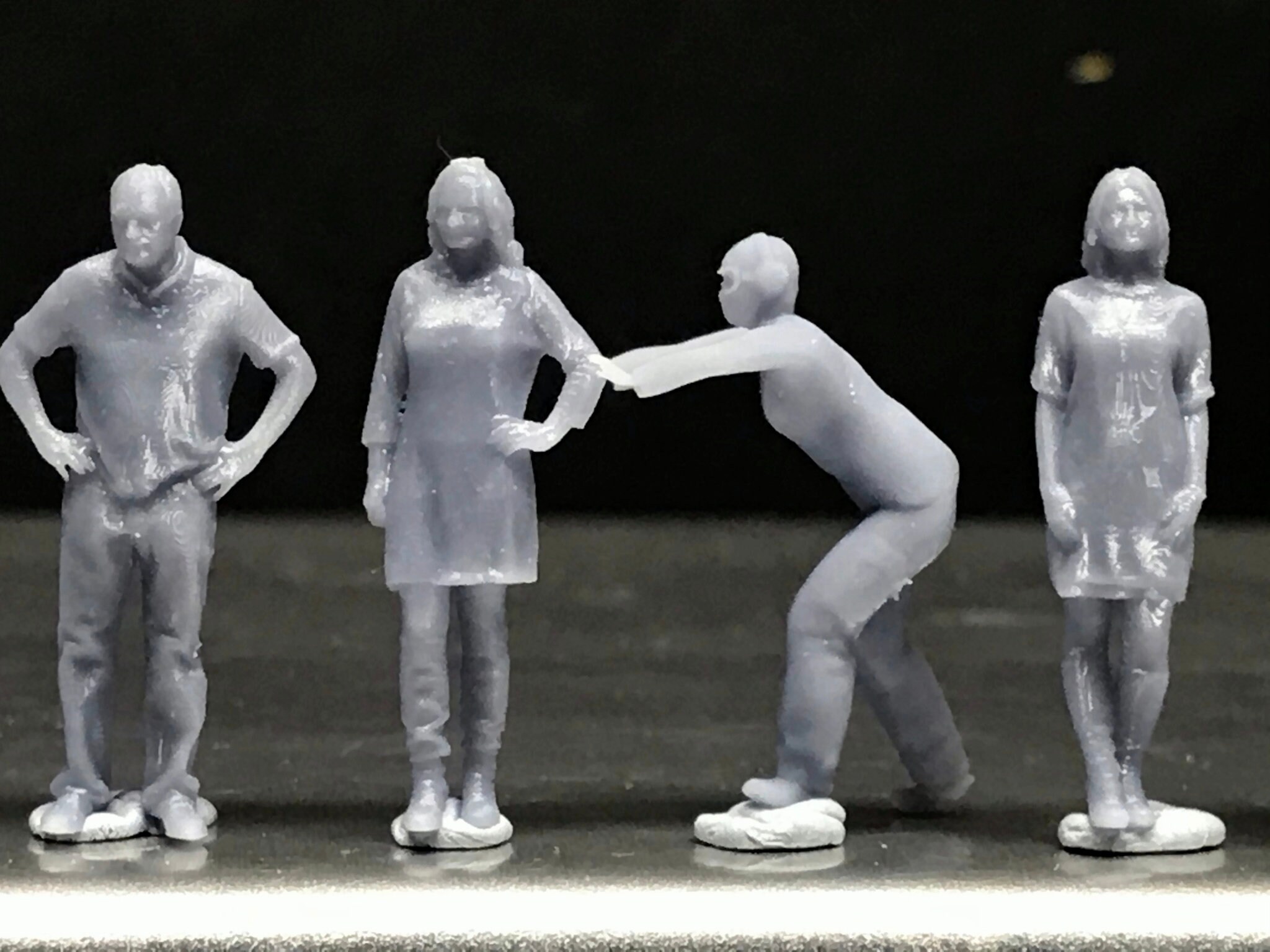 01:64 Maßstab Miniatur Menschen Harz / unlackiert ideal - Etsy.de