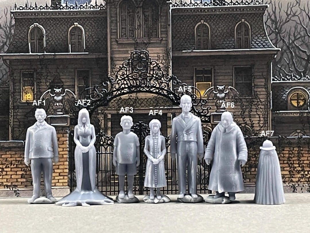 1:64 Miniature Human Figures - Resin / Unpainted - Great for Dioramas ...