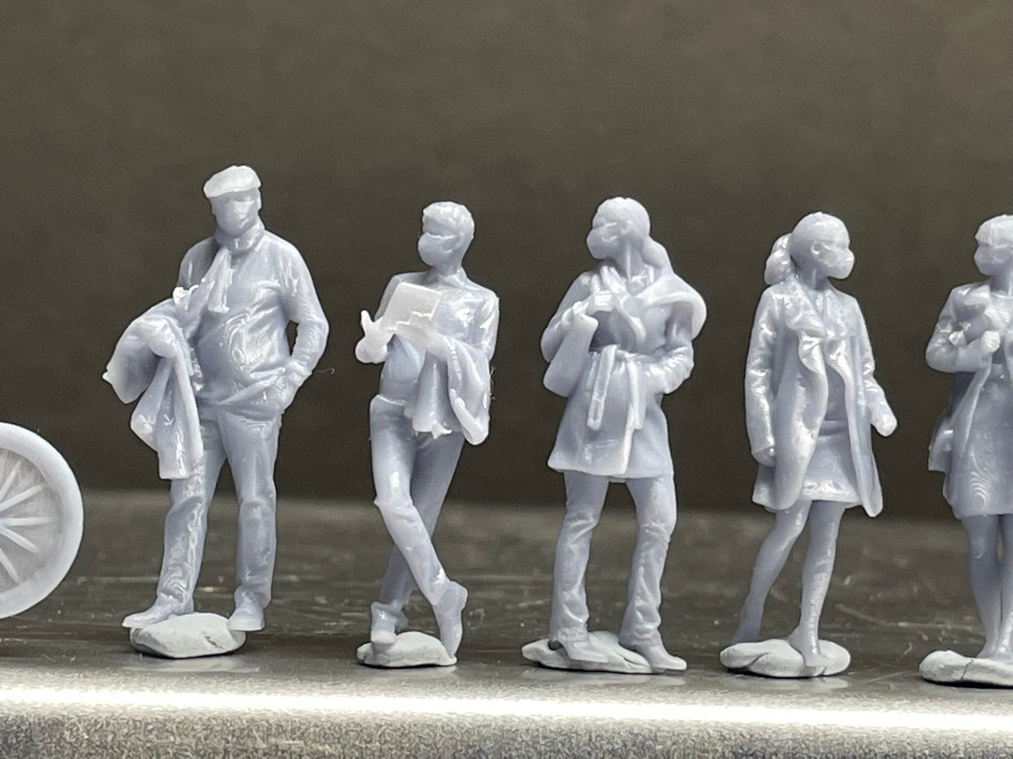 1:64 Miniature Human Figures Resin / Unpainted Great for | Etsy