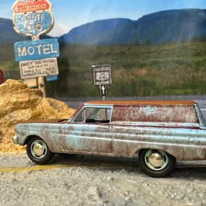 1-64 Scale / S-scale 1964 Ford Falcon Delivery in 2 Colors- Great for ...
