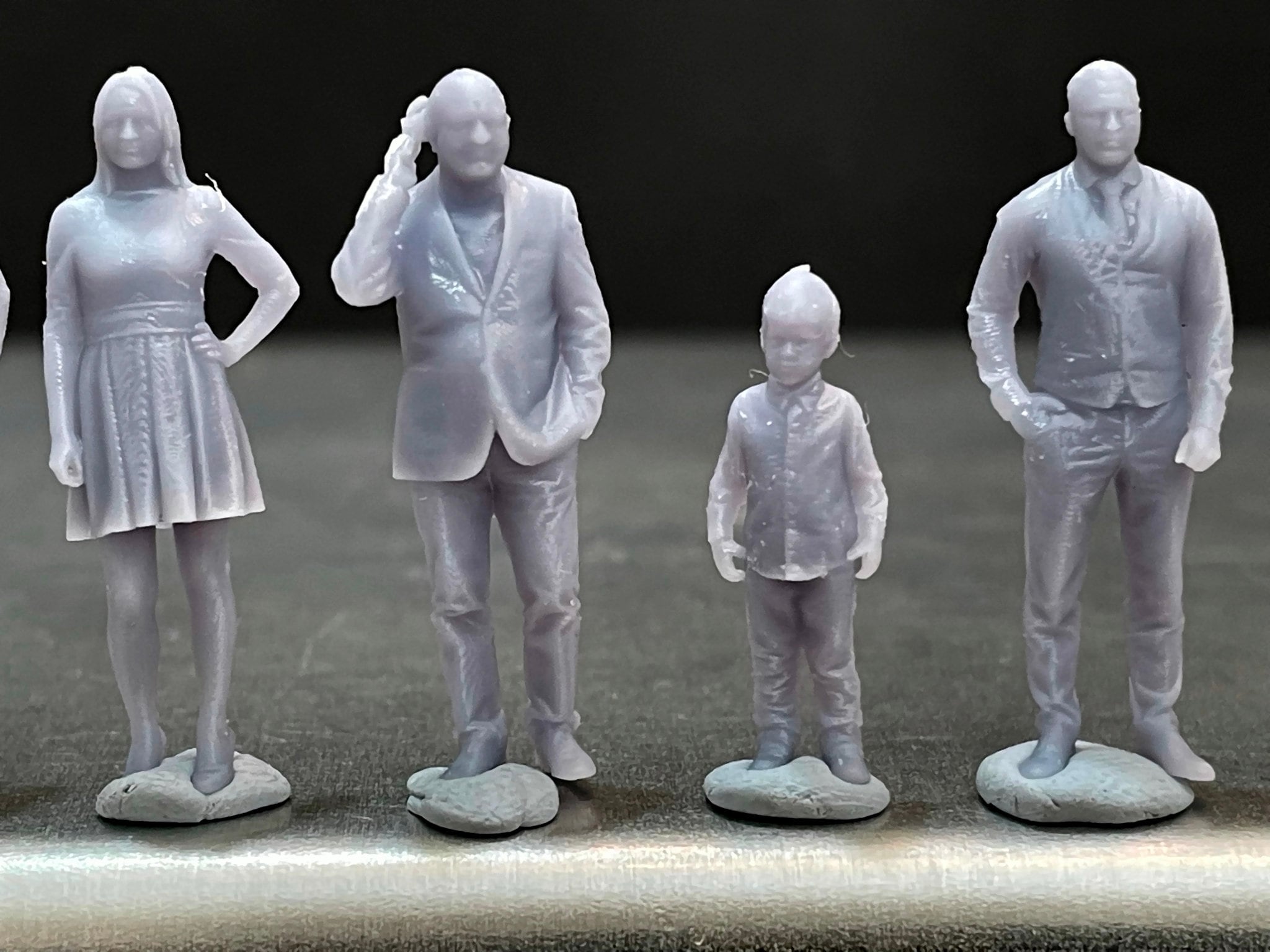1:64 Miniature Human Figures Resin / Unpainted Great for - Etsy