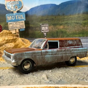 1-64 Scale / S-scale 1964 Ford Falcon Delivery in 2 Colors- Great for ...