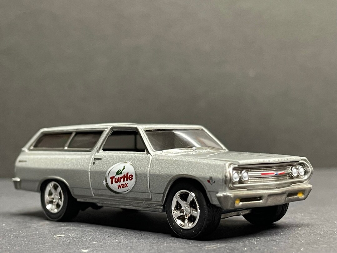 1-64 Scale / S-scale 1964 Chevy Chevelle Wagon Silver Pearl Great for ...