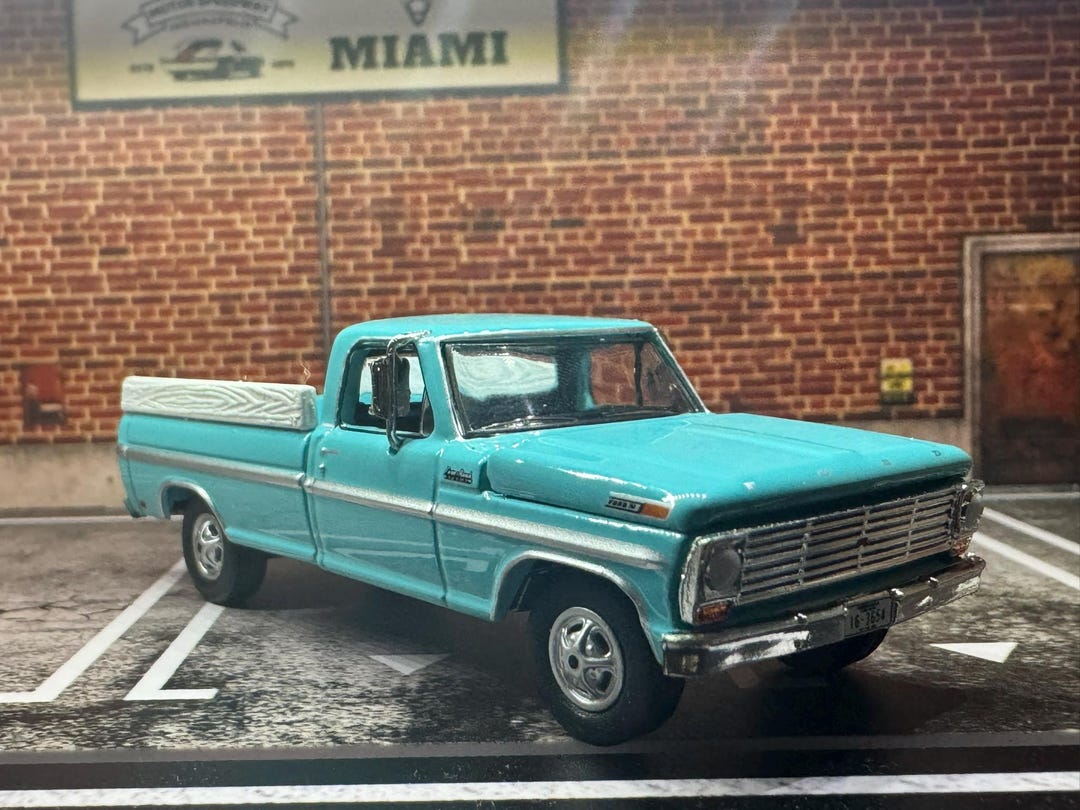 1-64 Scale / S-scale 1969 Ford F250 Farm Ranch Great for Dioramas ...