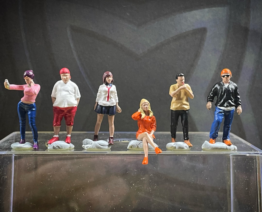 1:64 Miniature Human Figures Painted SET Great for Dioramas / Hot ...