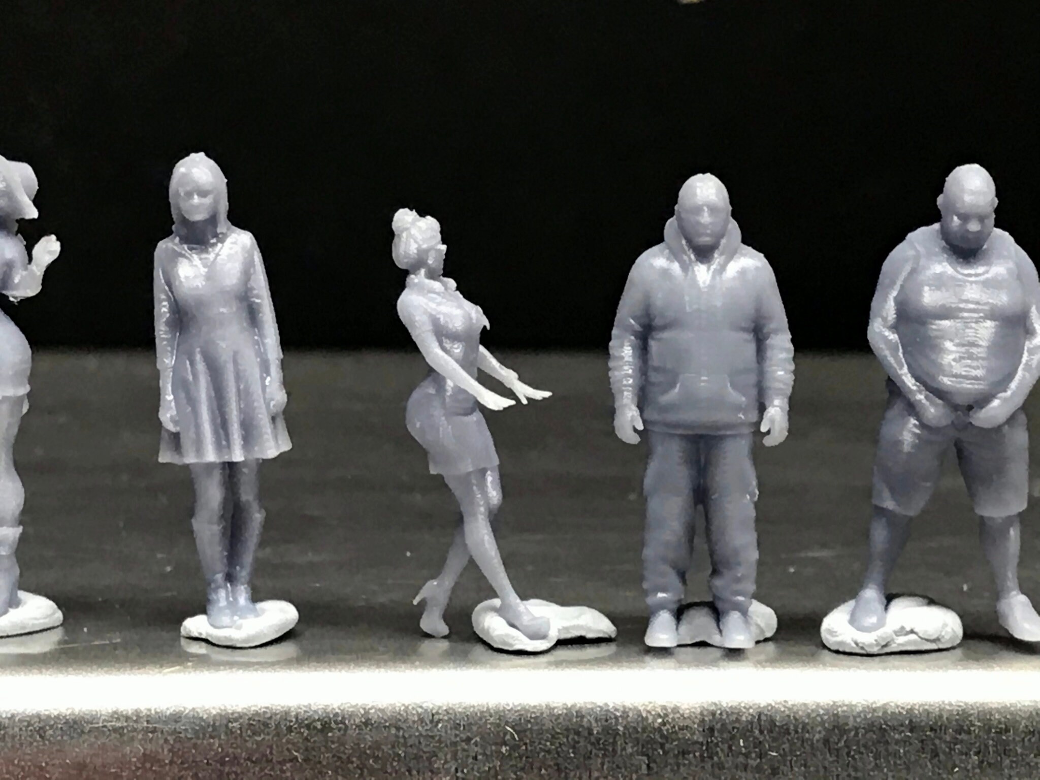 1:64 Scale Miniature People Resin / Unpainted Great for - Etsy