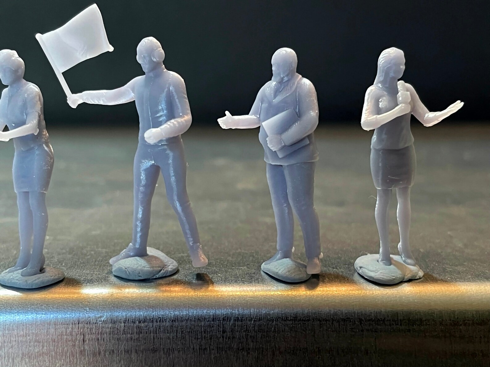 1:64 Miniature Human Figures Resin / Unpainted Great for - Etsy