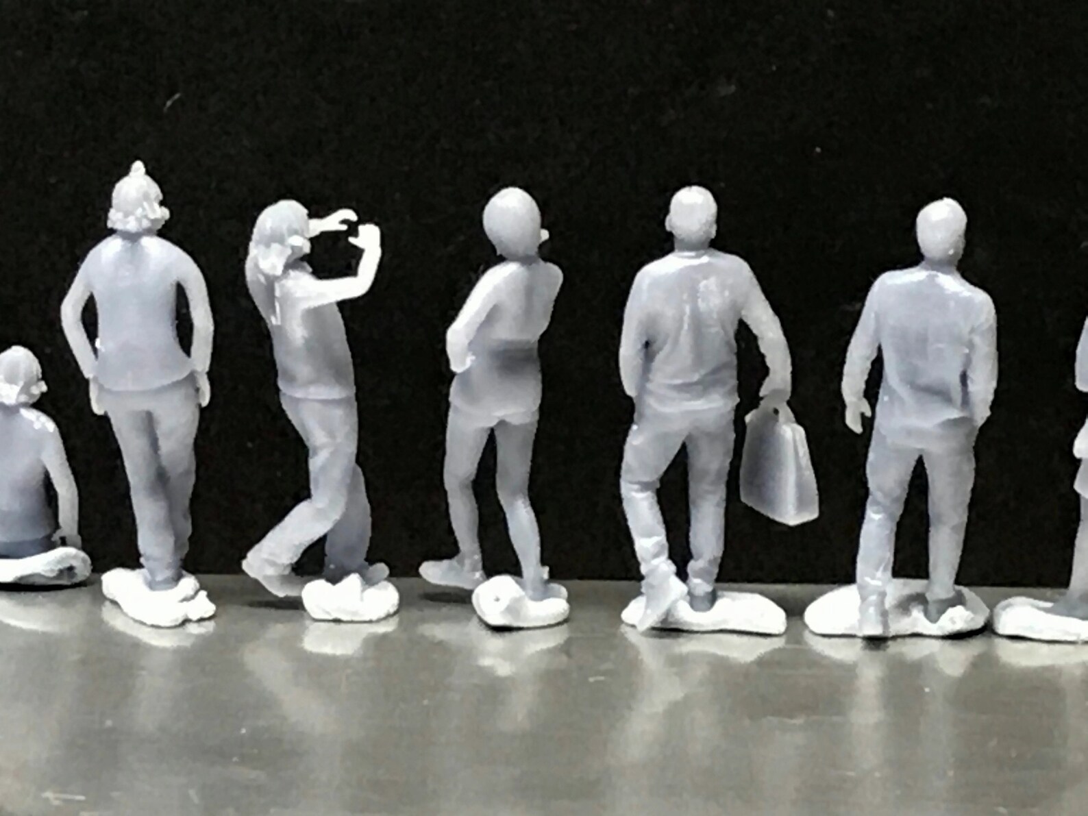 1:64 Scale Miniature People Resin / Unpainted Great for - Etsy UK