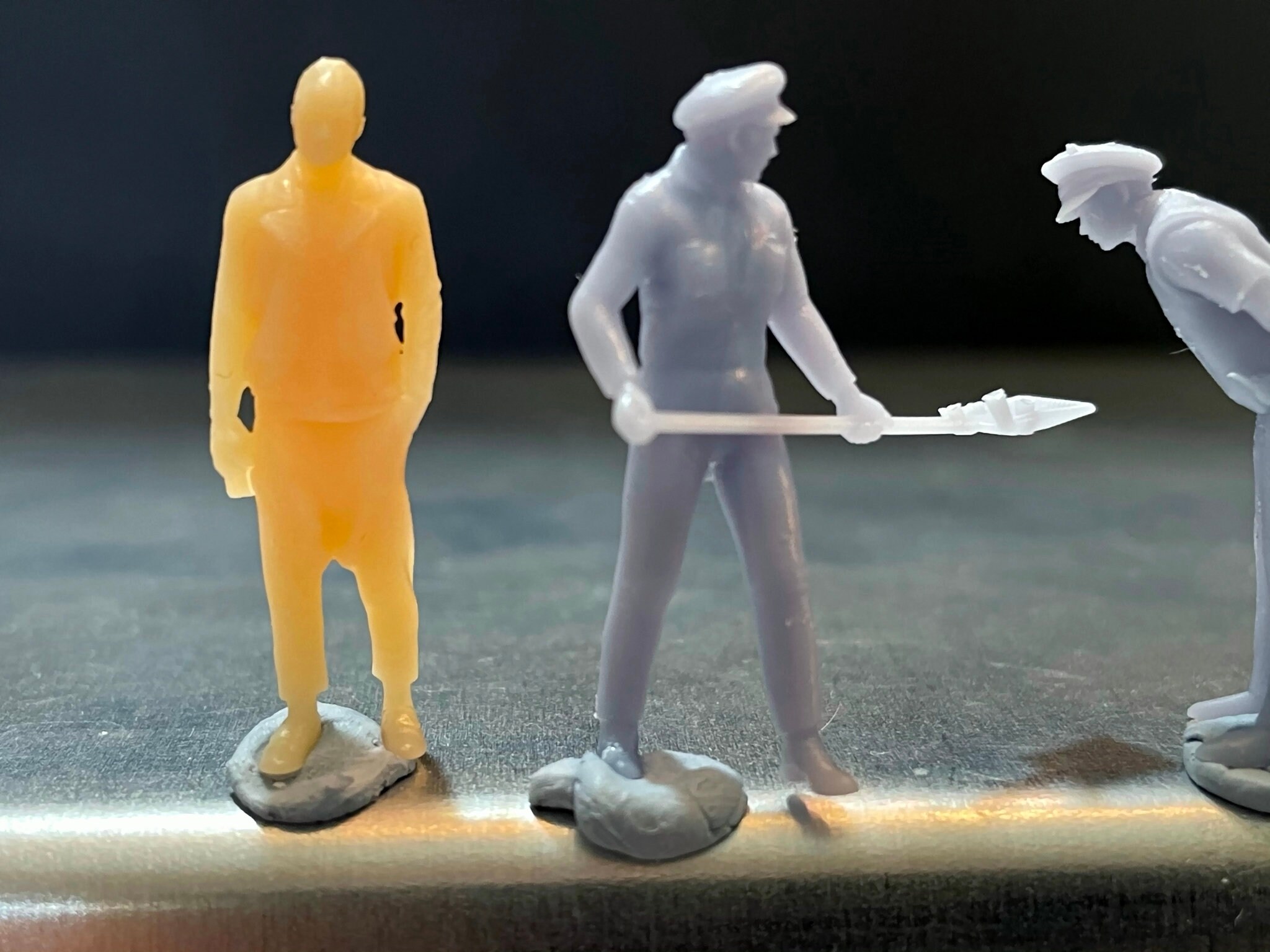 1:64 Miniature Human Figures Resin / Unpainted Great for - Etsy