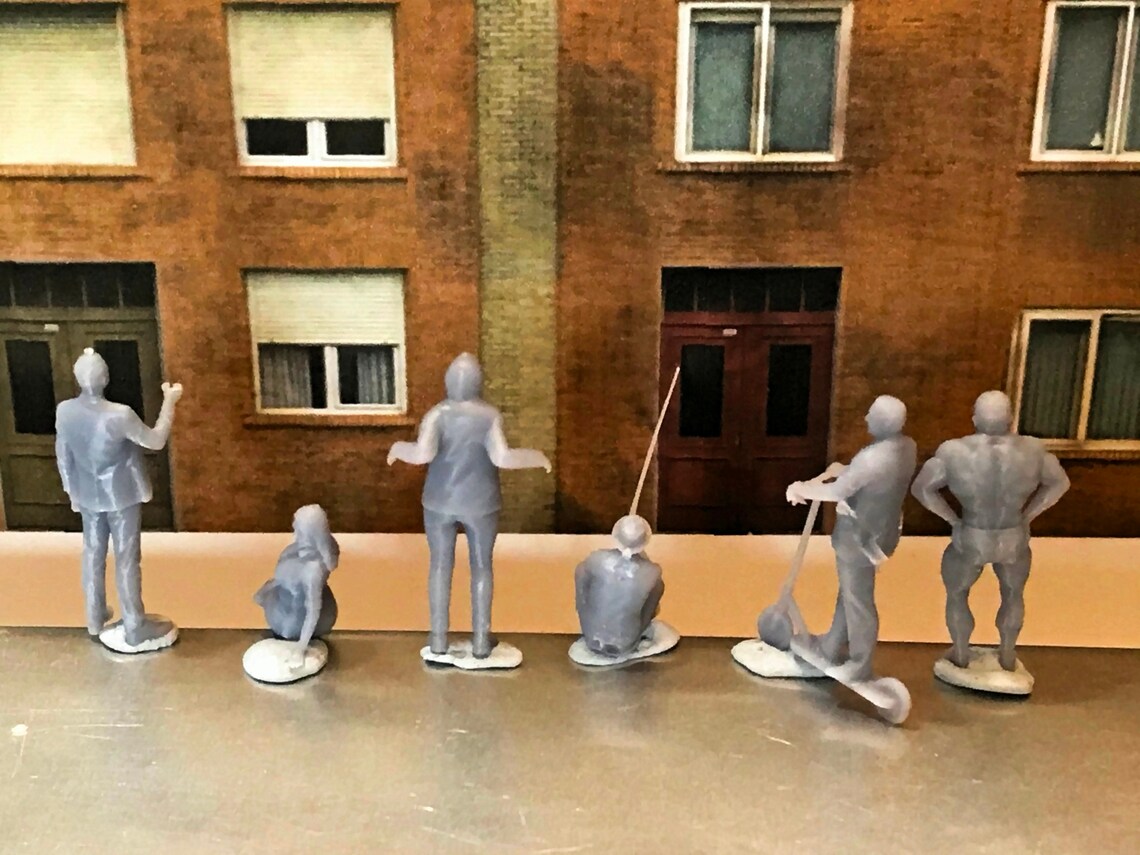 1:64 Scale Miniature People Resin / Unpainted Great for - Etsy
