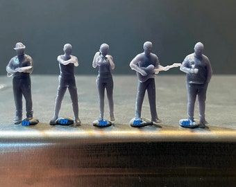1:64 Miniature Human Figures Resin / Unpainted Great for - Etsy