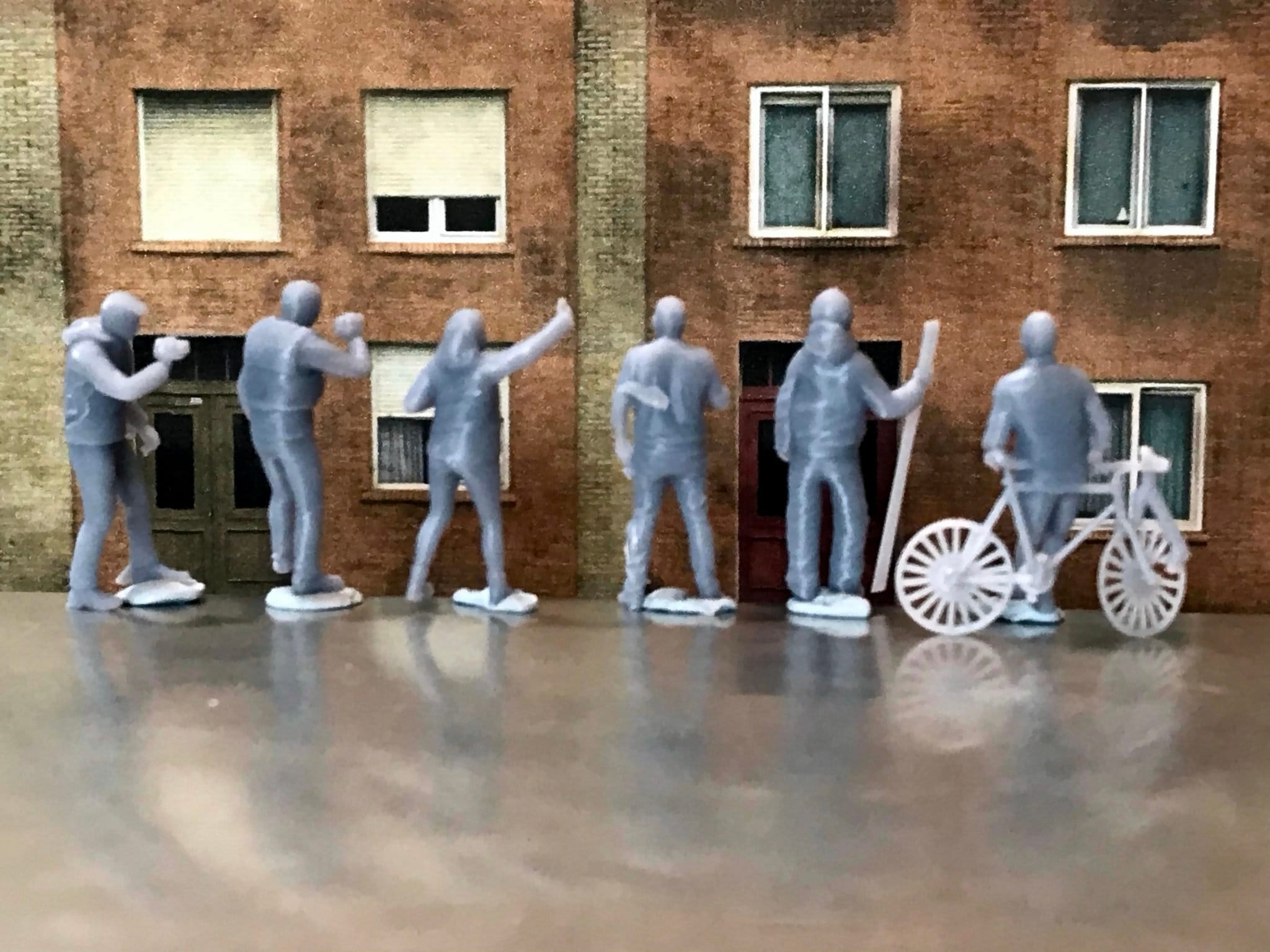 1:64 Scale Miniature People Resin / Unpainted Great for - Etsy