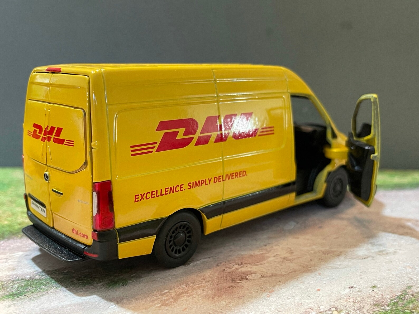 1:48 Scale DHL Express Delivery Van mercedes-benz Sprinter - Etsy