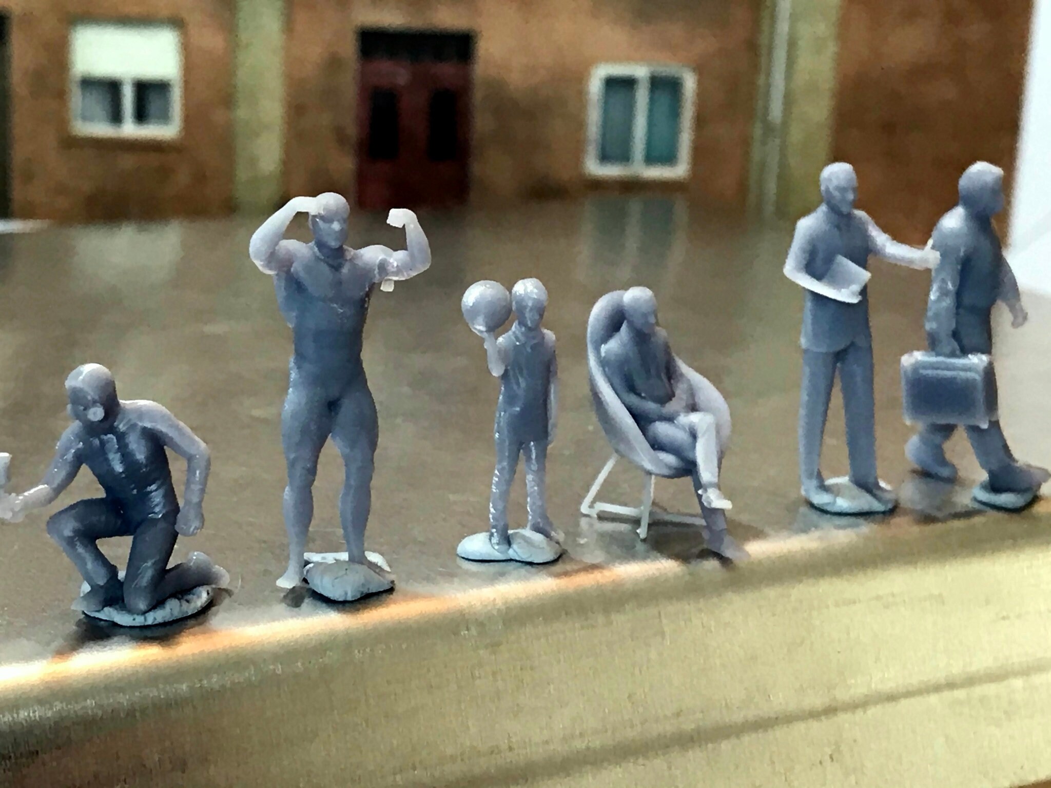 1:64 Scale Miniature People Resin / Unpainted Great for - Etsy UK