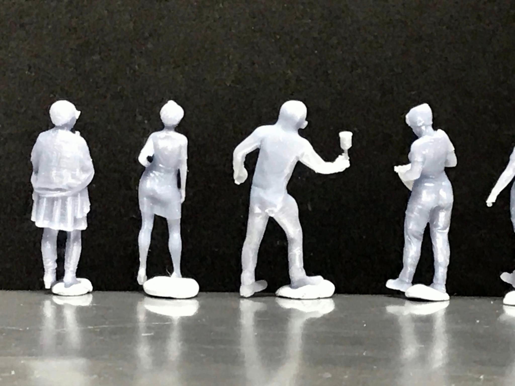 1:64 Scale Miniature People Resin / unpainted great for | Etsy