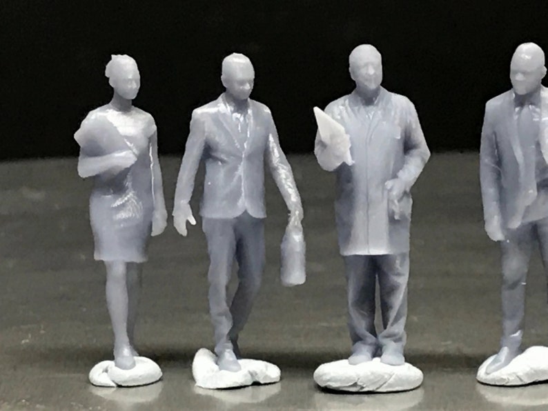1:64 Scale Miniature People Resin / Unpainted Great for - Etsy