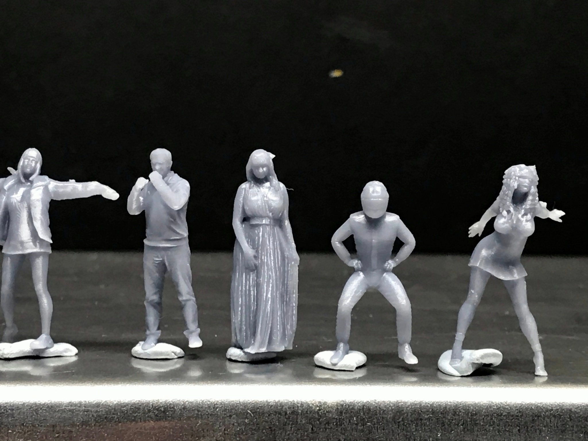 1:64 Scale Miniature People Resin / Unpainted Great for - Etsy