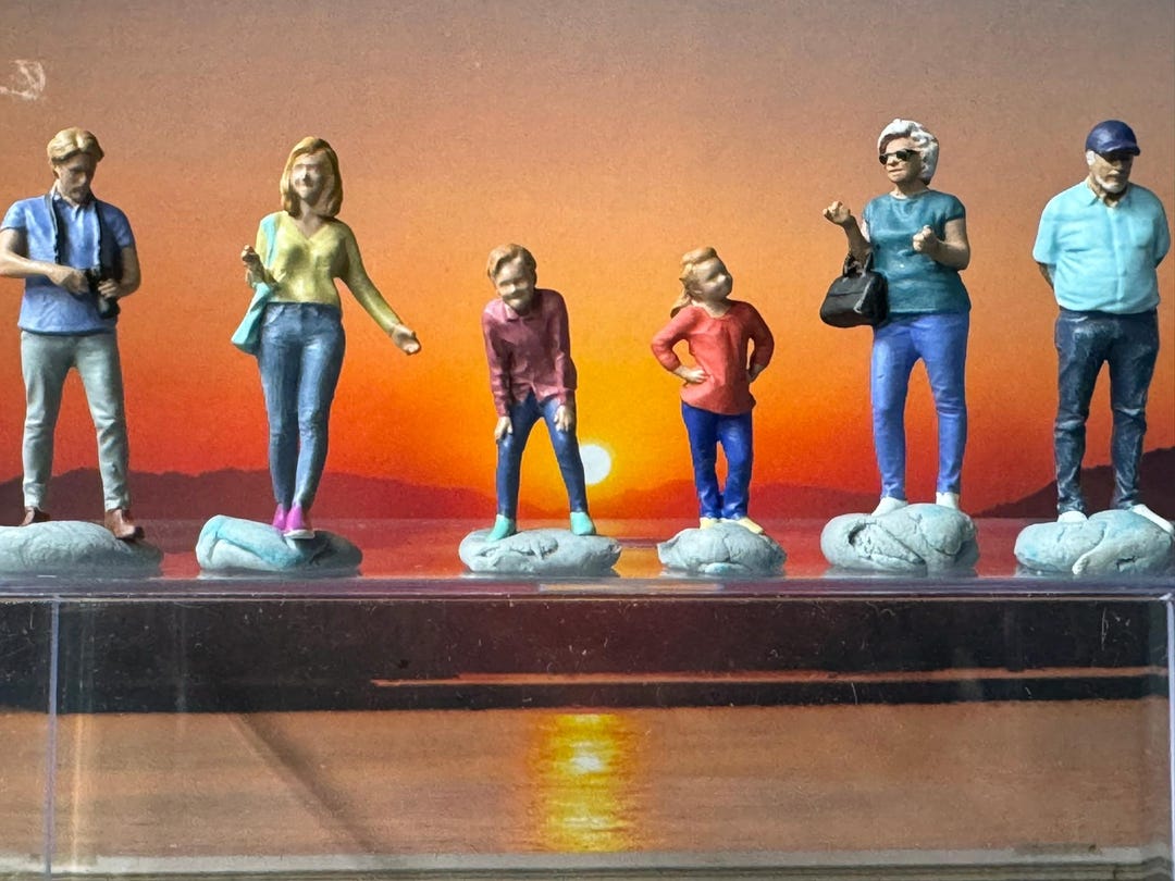 1:64 Miniature Human Figures - Painted SET - Great for Dioramas ...