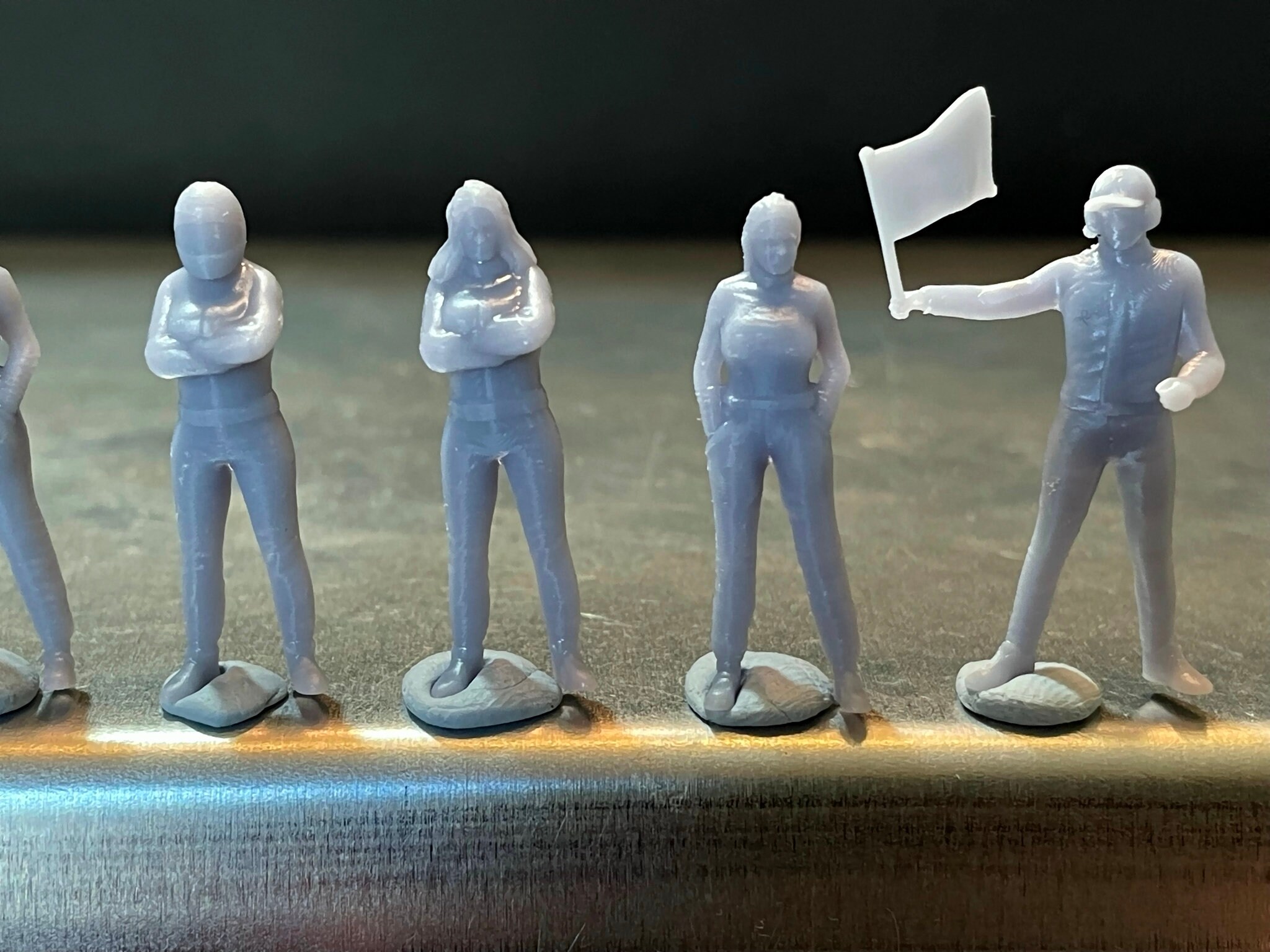 1:64 Miniature Human Figures Resin / Unpainted Great for - Etsy