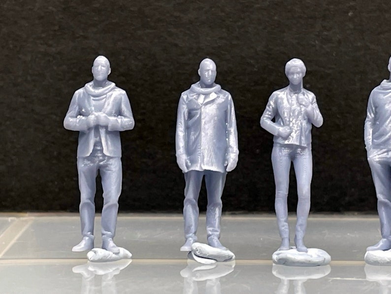 1:64 Miniature Human Figures Resin / Unpainted Great for - Etsy