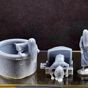 1:64 Miniature Human Figures Resin / Unpainted Great for Dioramas Hot ...