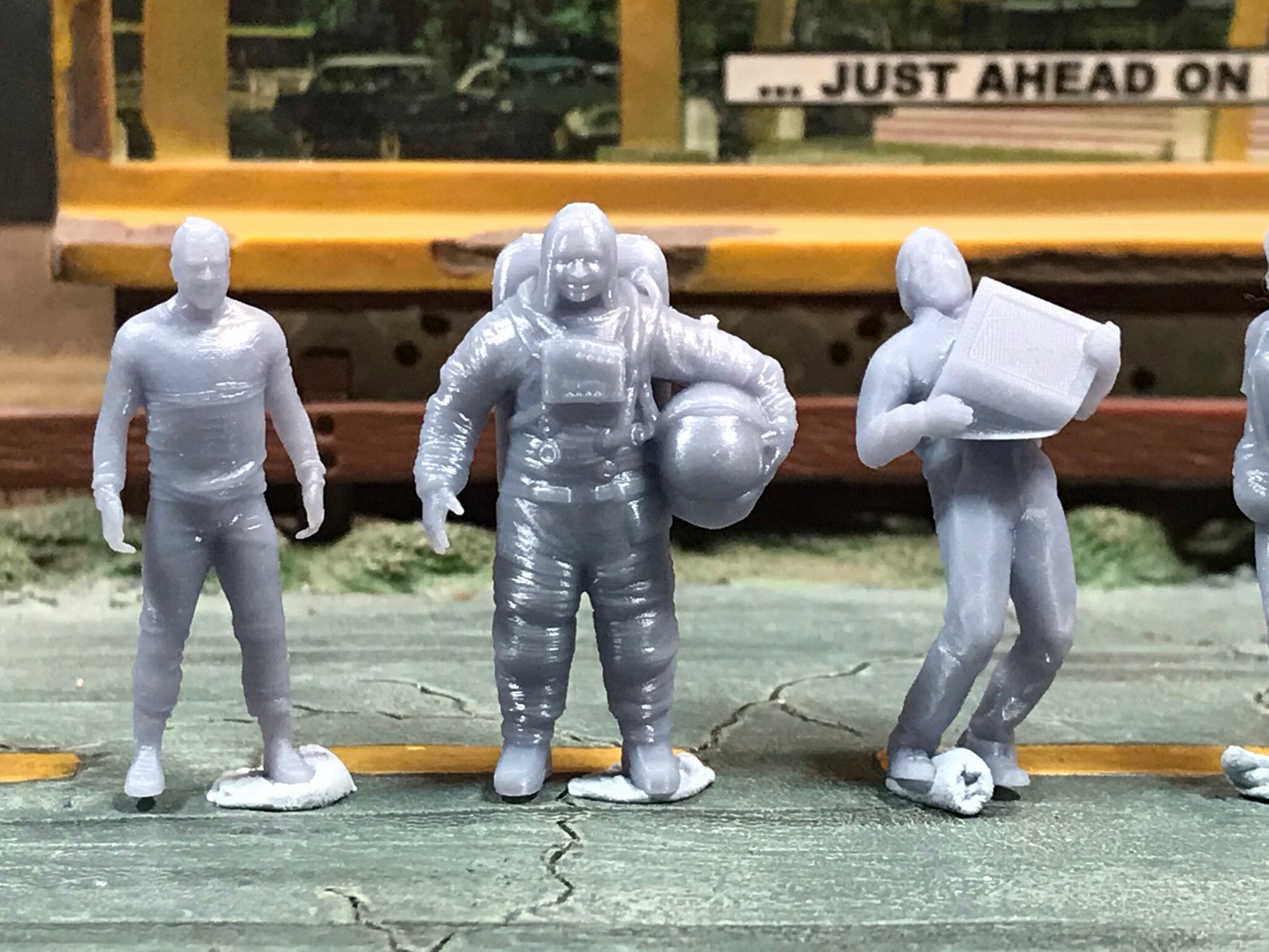 01:64 Maßstab Miniatur Menschen Harz / unlackiert ideal - Etsy.de