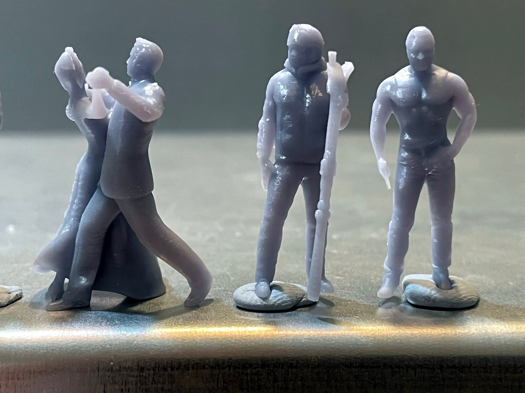 1:64 Miniature Human Figures Resin / unpainted great for | Etsy