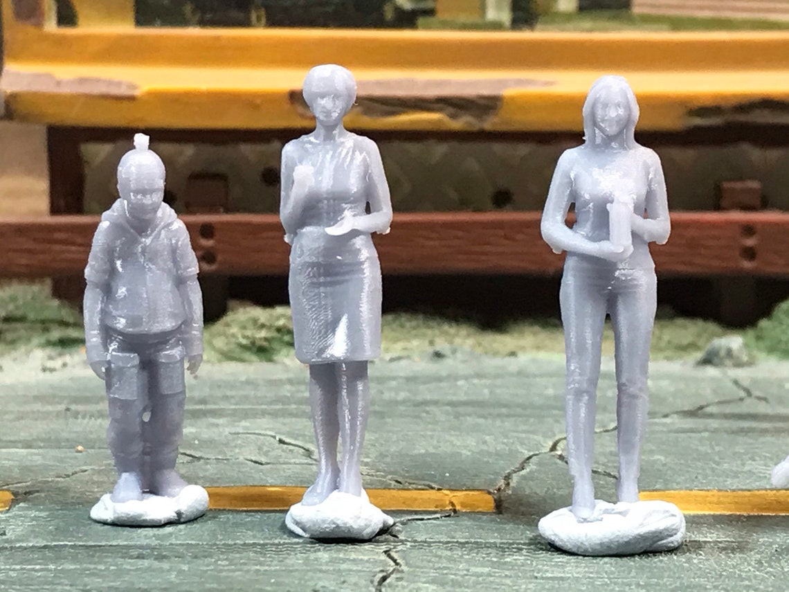 1:64 Scale Miniature People Resin / Unpainted Great for - Etsy