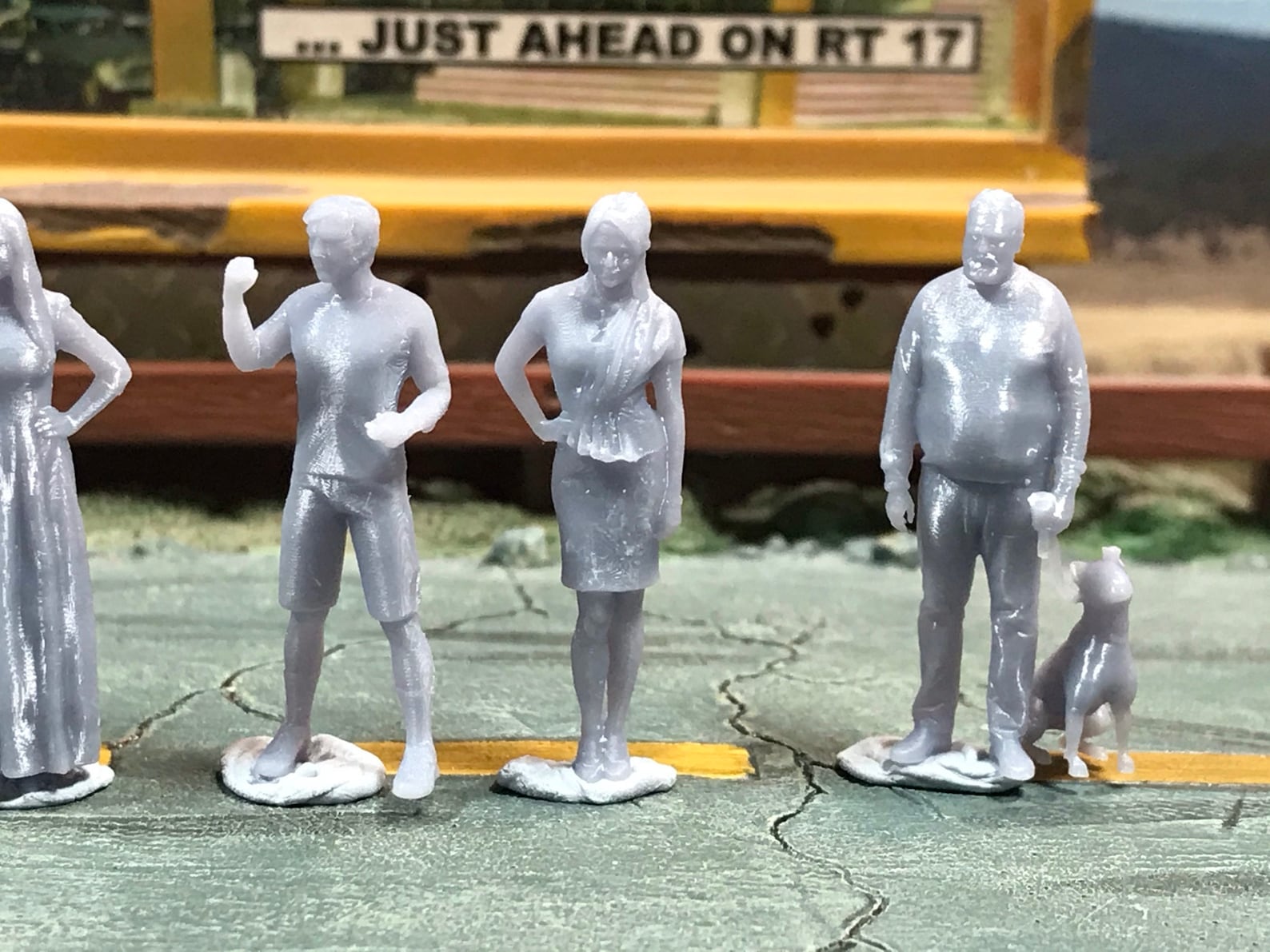 1:64 Scale Miniature People Resin / Unpainted Great for | Etsy