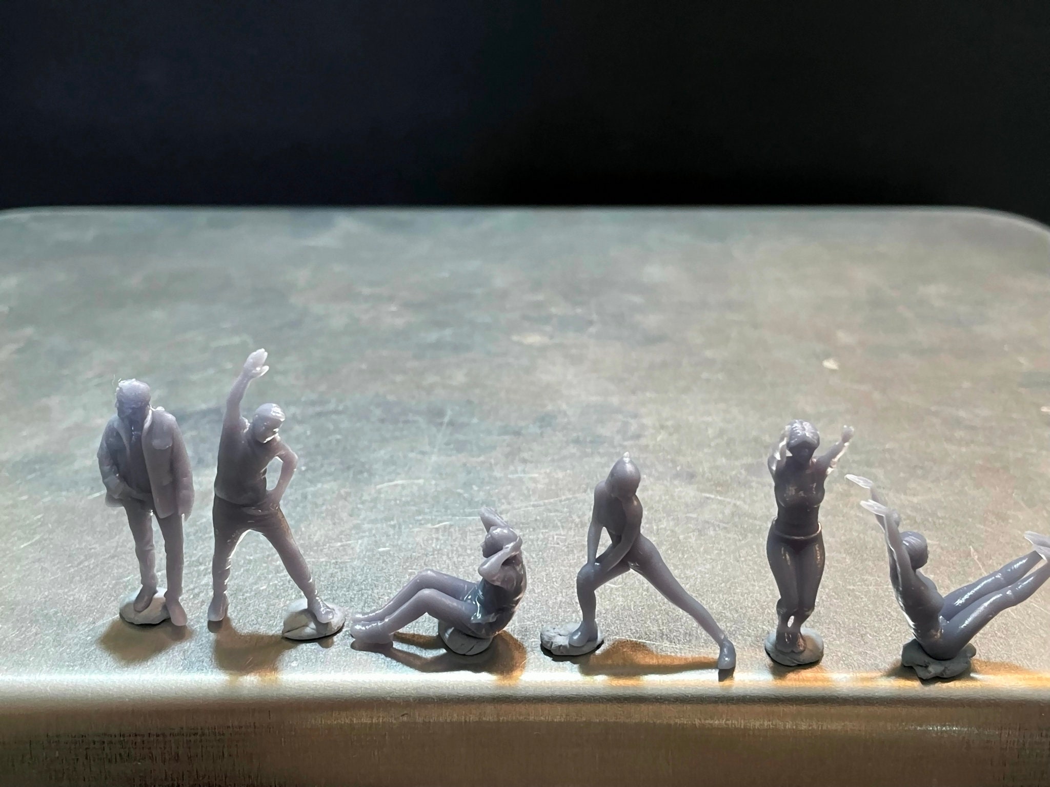 1:64 Miniature Human Figures Resin / Unpainted Great for - Etsy