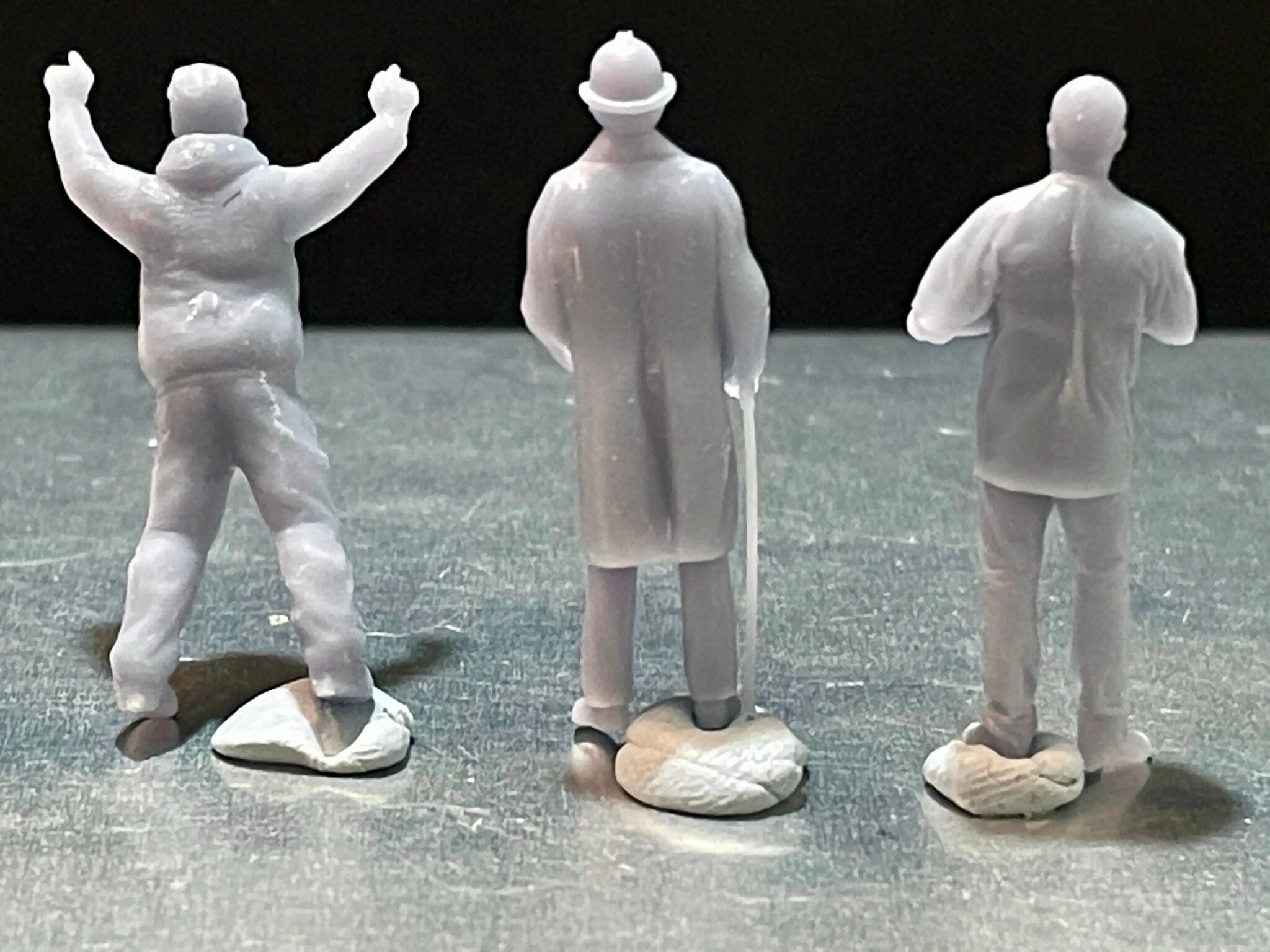 1:64 Scale Miniature People Resin / Unpainted Great for - Etsy