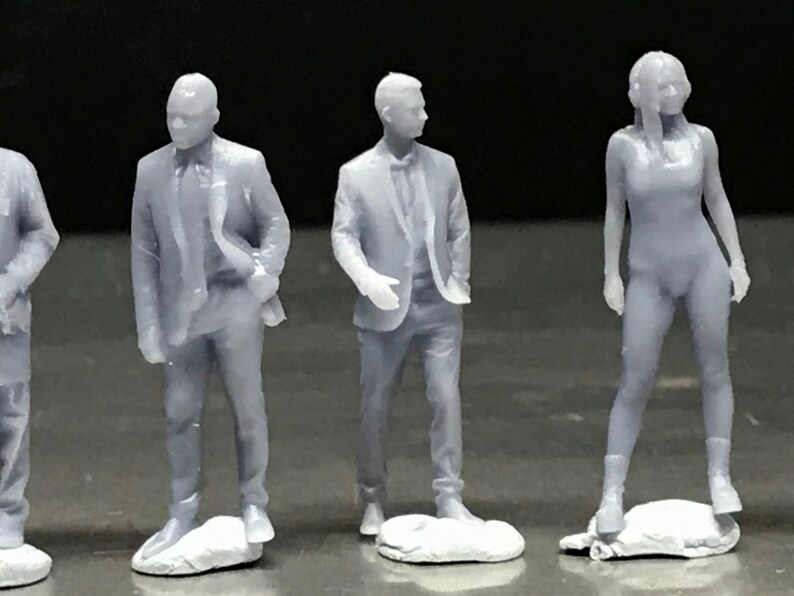1:64 Scale Miniature People Resin / Unpainted Great for - Etsy