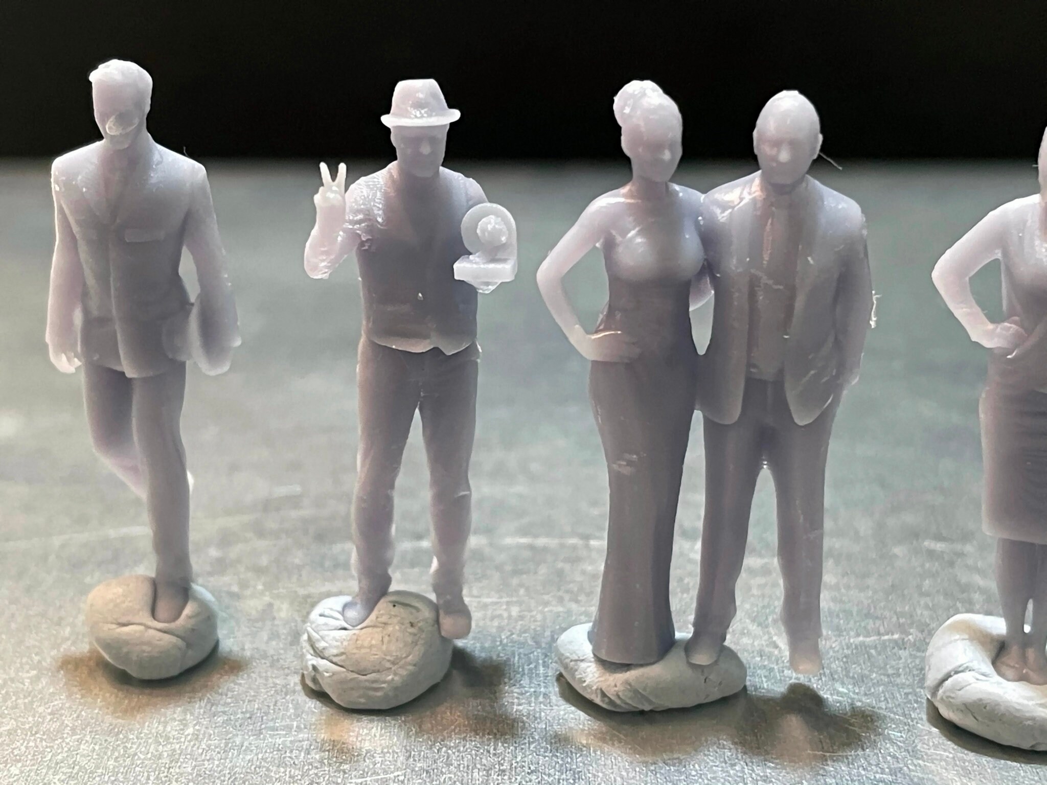 1:64 Scale Miniature People Resin / Unpainted Great for - Etsy