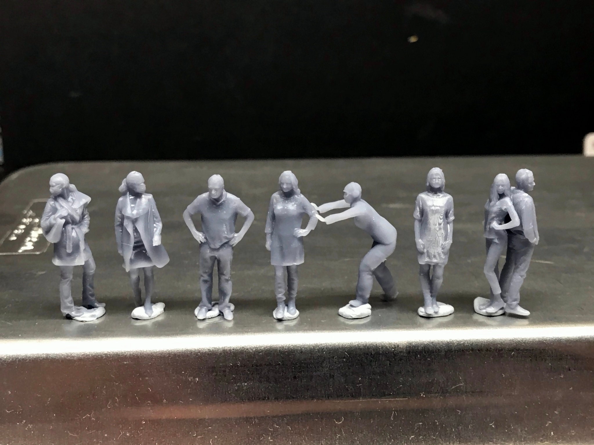 01:64 Maßstab Miniatur Menschen Harz / unlackiert ideal - Etsy.de