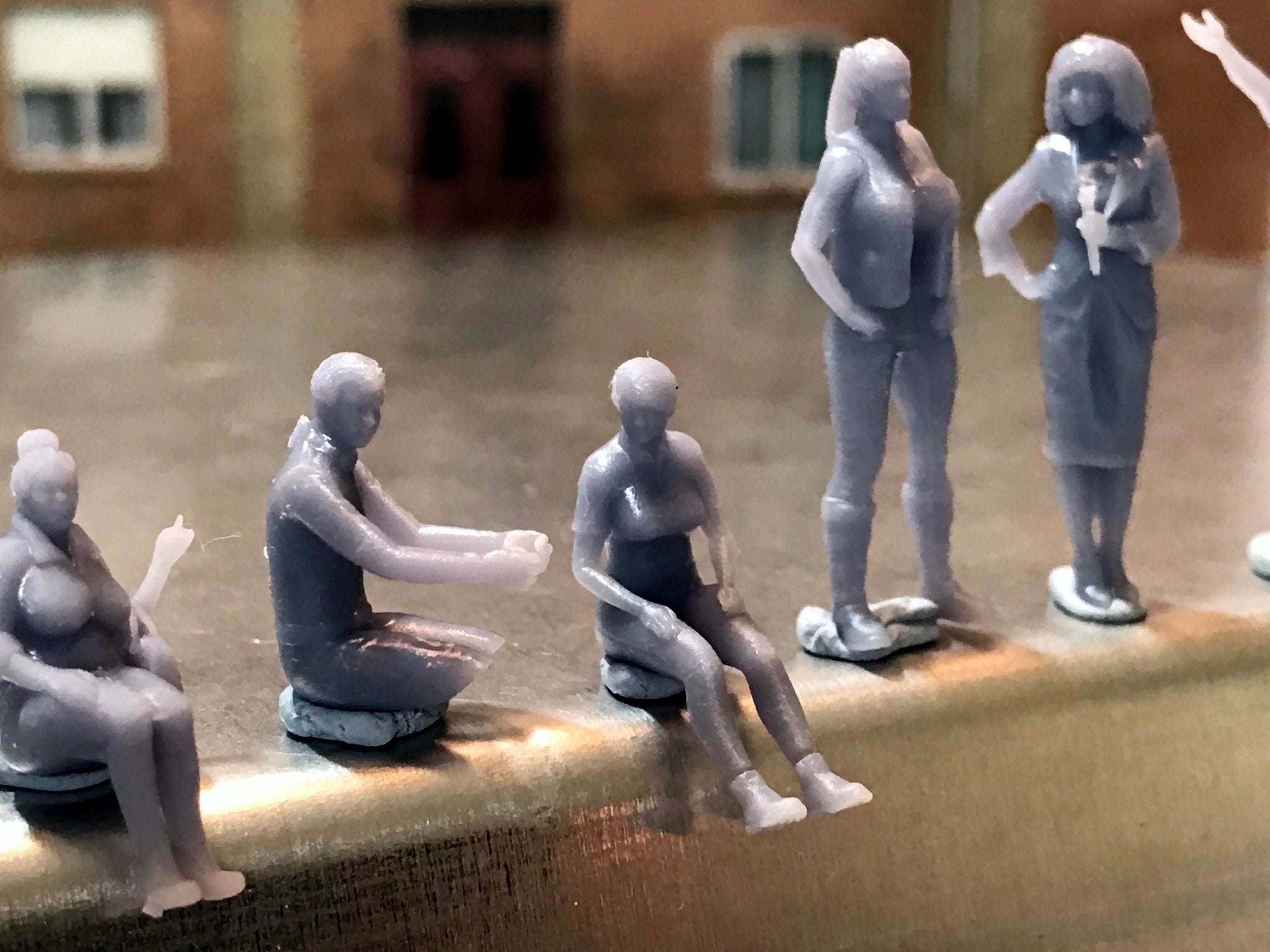 1:64 Scale Miniature People Resin / Unpainted Great for - Etsy