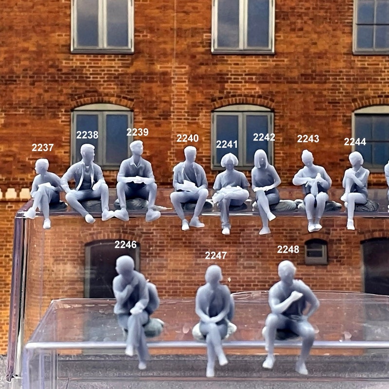 Plastic Miniature People - Etsy