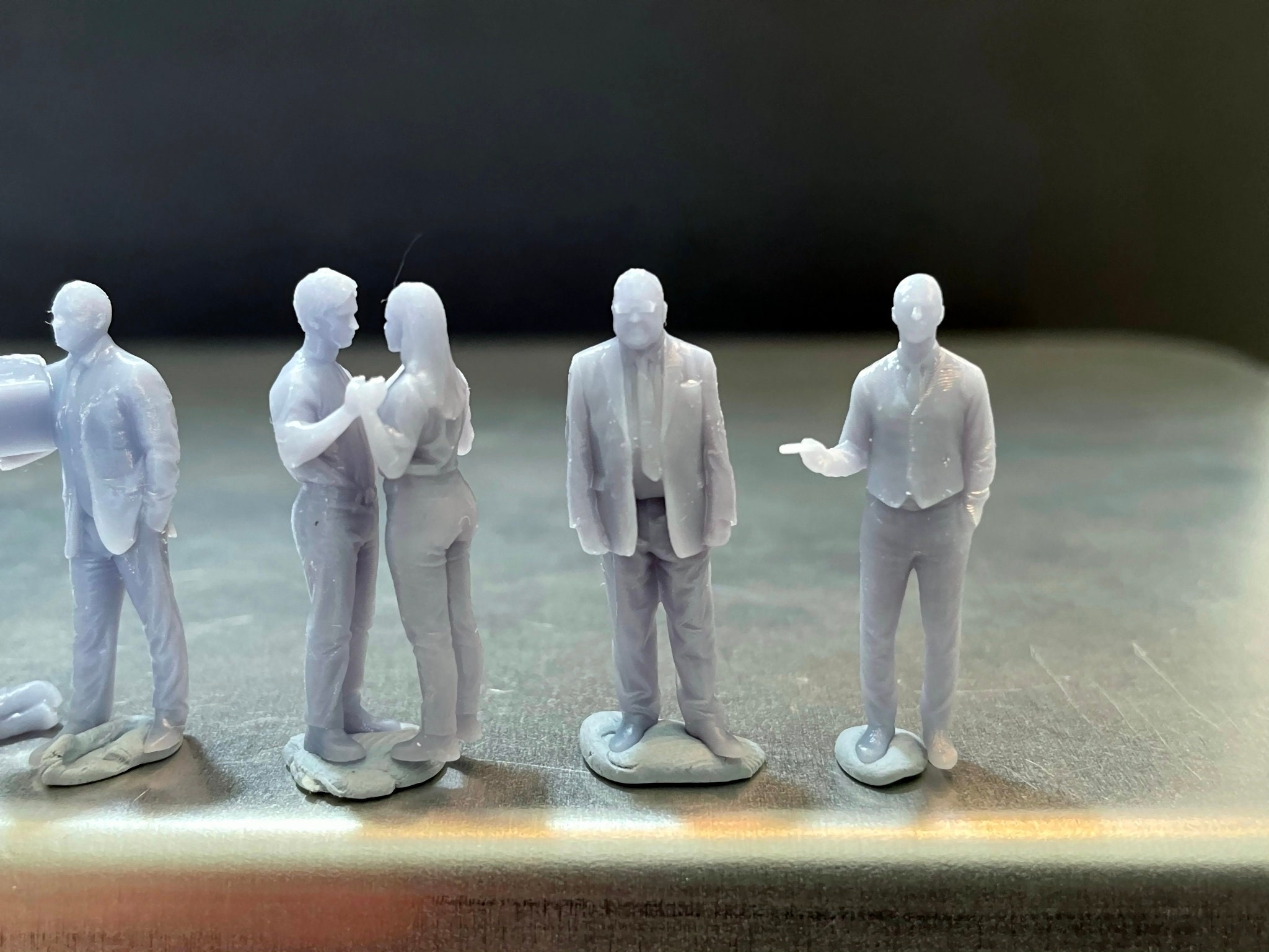 1:64 Miniature Human Figures Resin / Unpainted Great for | Etsy