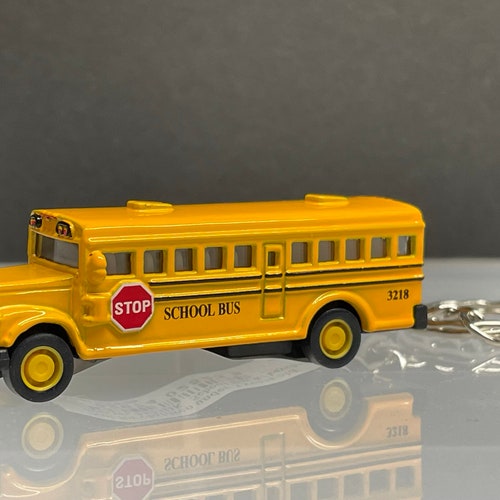 Miniature Paper Model Vehicle School Bus Cardstock Kit - Etsy