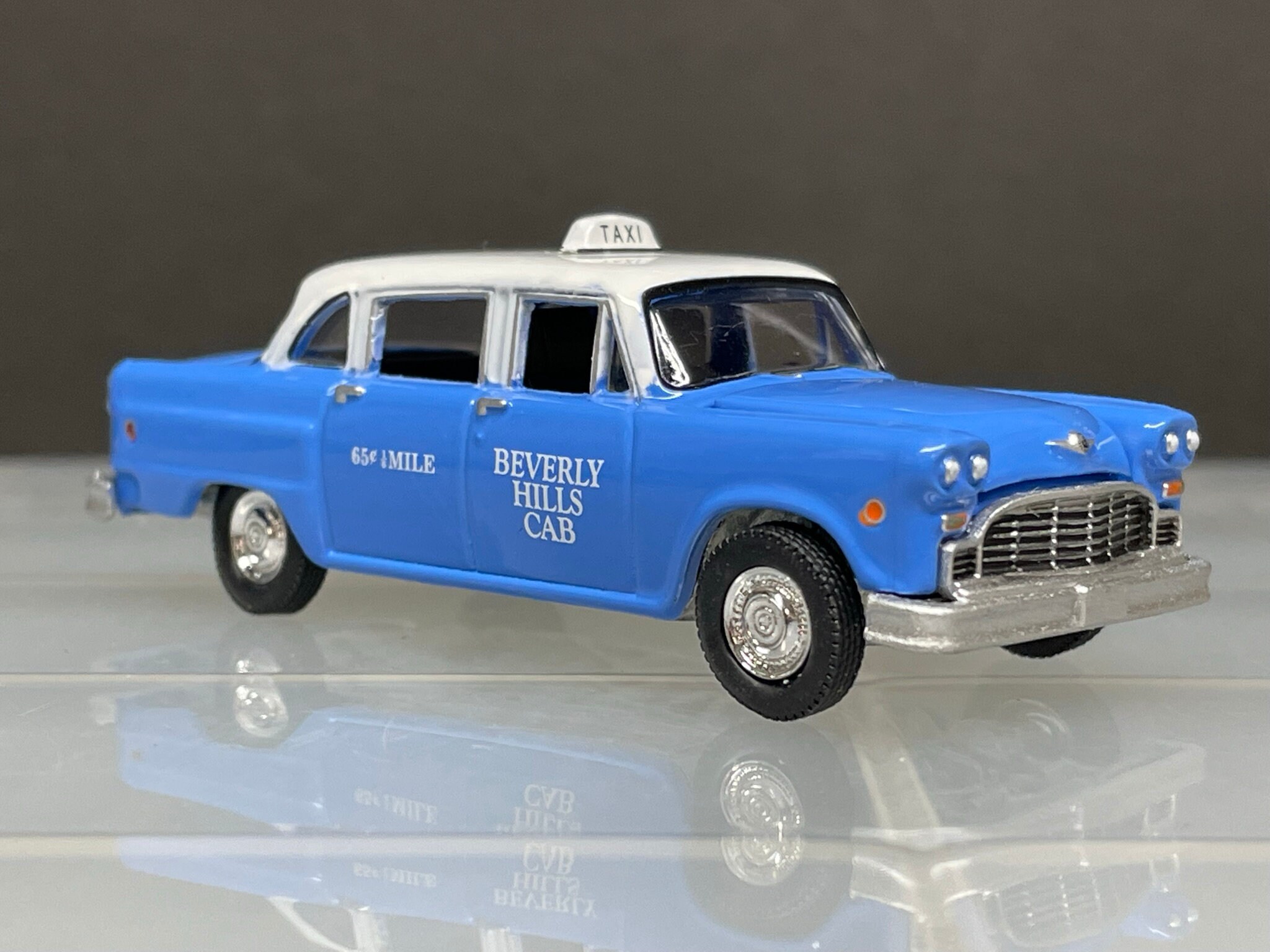 1-64 Scale / S-scale 1971 Checker Taxi Cab Beverly Hills - Etsy
