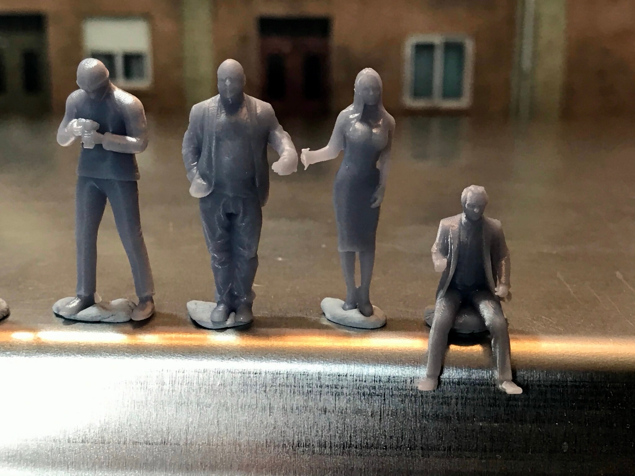 01:64 Maßstab Miniatur Menschen Harz / unlackiert ideal | Etsy